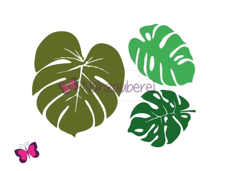 Monstera Plotterdatei zum Direktdownload kaufen Pflanze