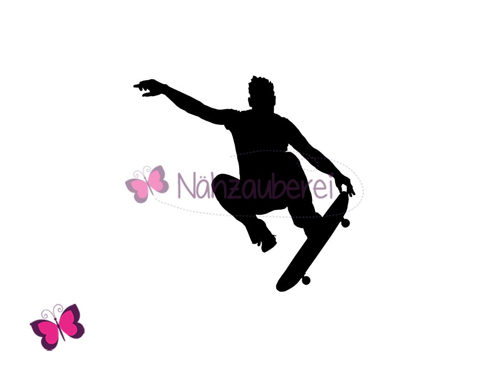 Skater Plotterdatei für Deine Plotter Skateboard Plott